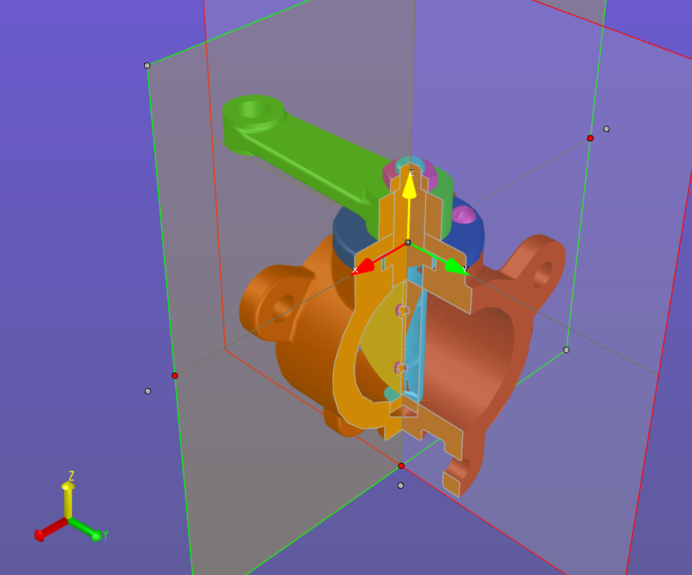 The Cross Sectioning Context Menu — SpinFire Insight documentation
