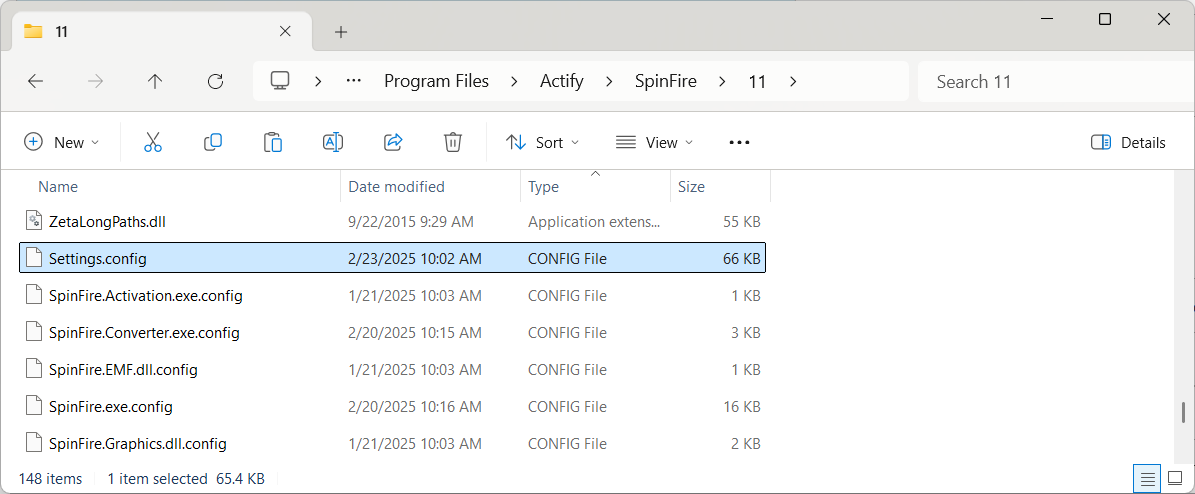 SpinFire Shared Settings Deployment — SpinFire Insight documentation